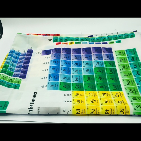 Other | Periodic Table Infinity Scarf 325l X 125w | Poshmark